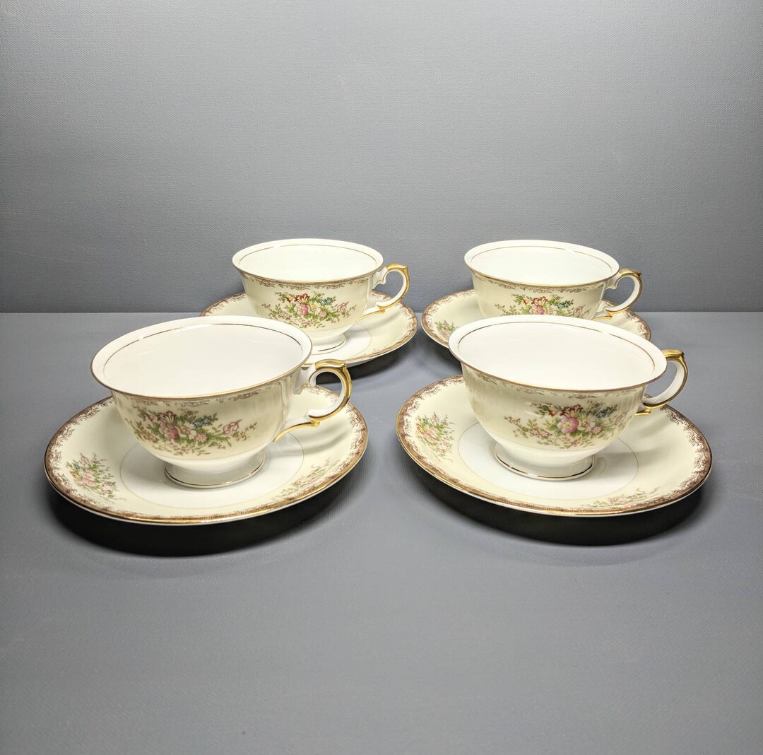 Meito China Tea Cup and Saucer Burbank Collection - Etsy