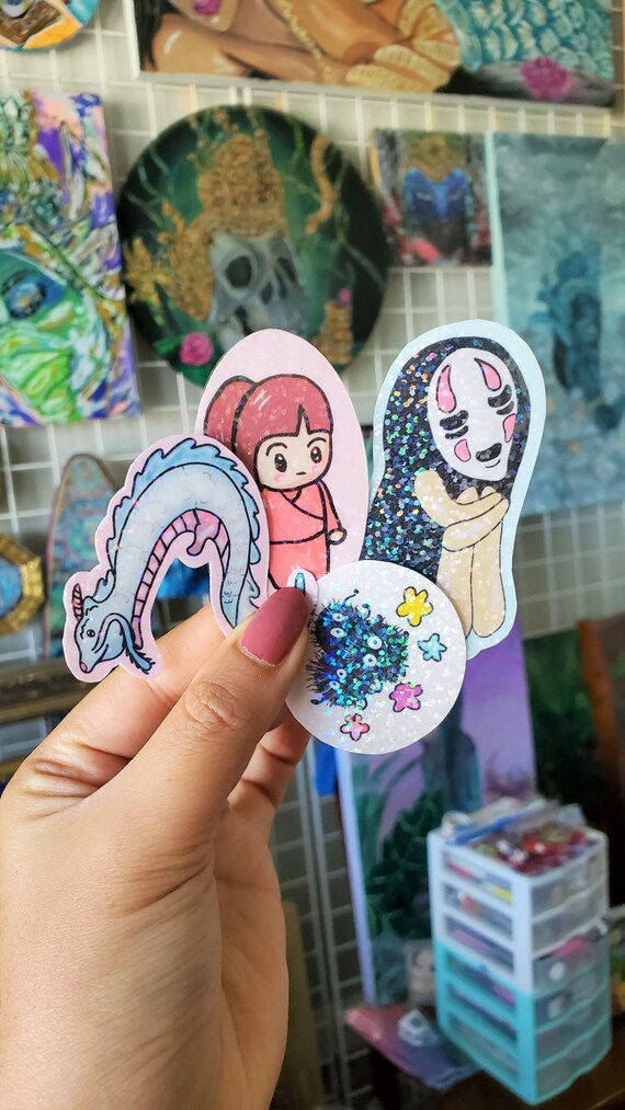 Animation No Face Stickers 4 in a Pack - Etsy