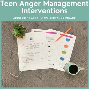 Anger Management, Counseling Worksheet, Therapy worksheet, Mental ...