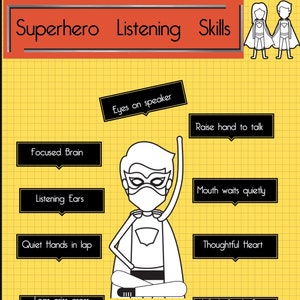 Listening Skills Pack, Listening, Classroom Management, School ...