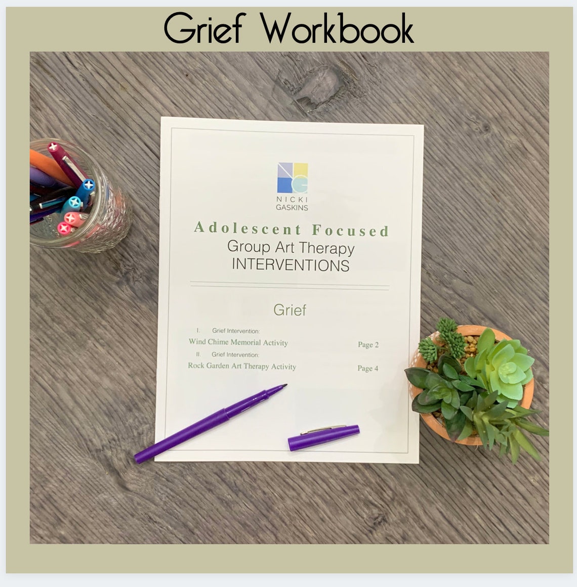 Grief Workbook for Teen Groups, Group Grief and Loss Activities ...