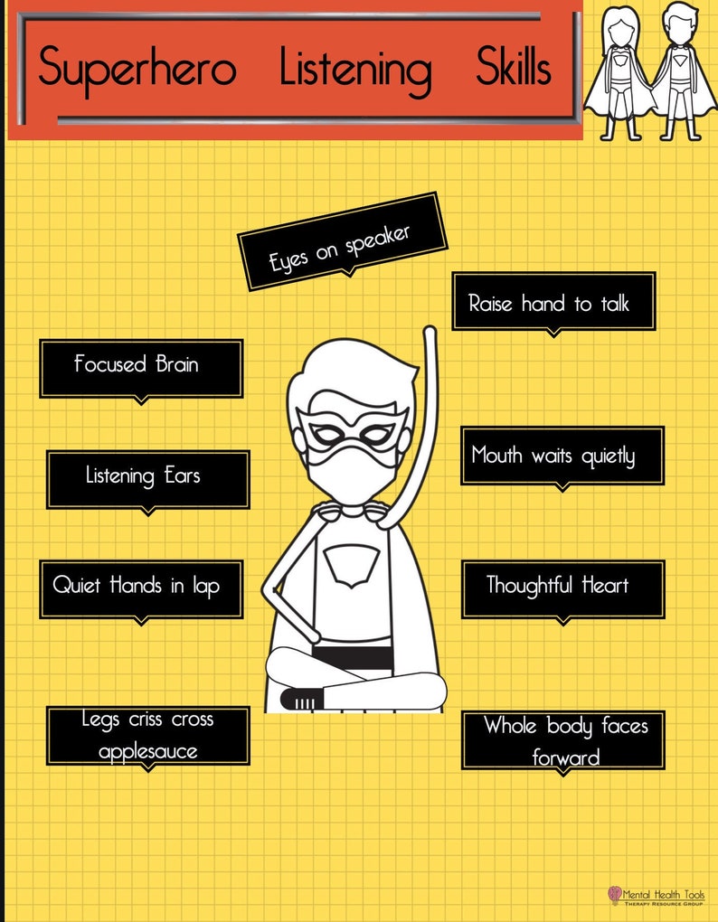 Listening Skills Pack, Listening, Classroom Management, School ...