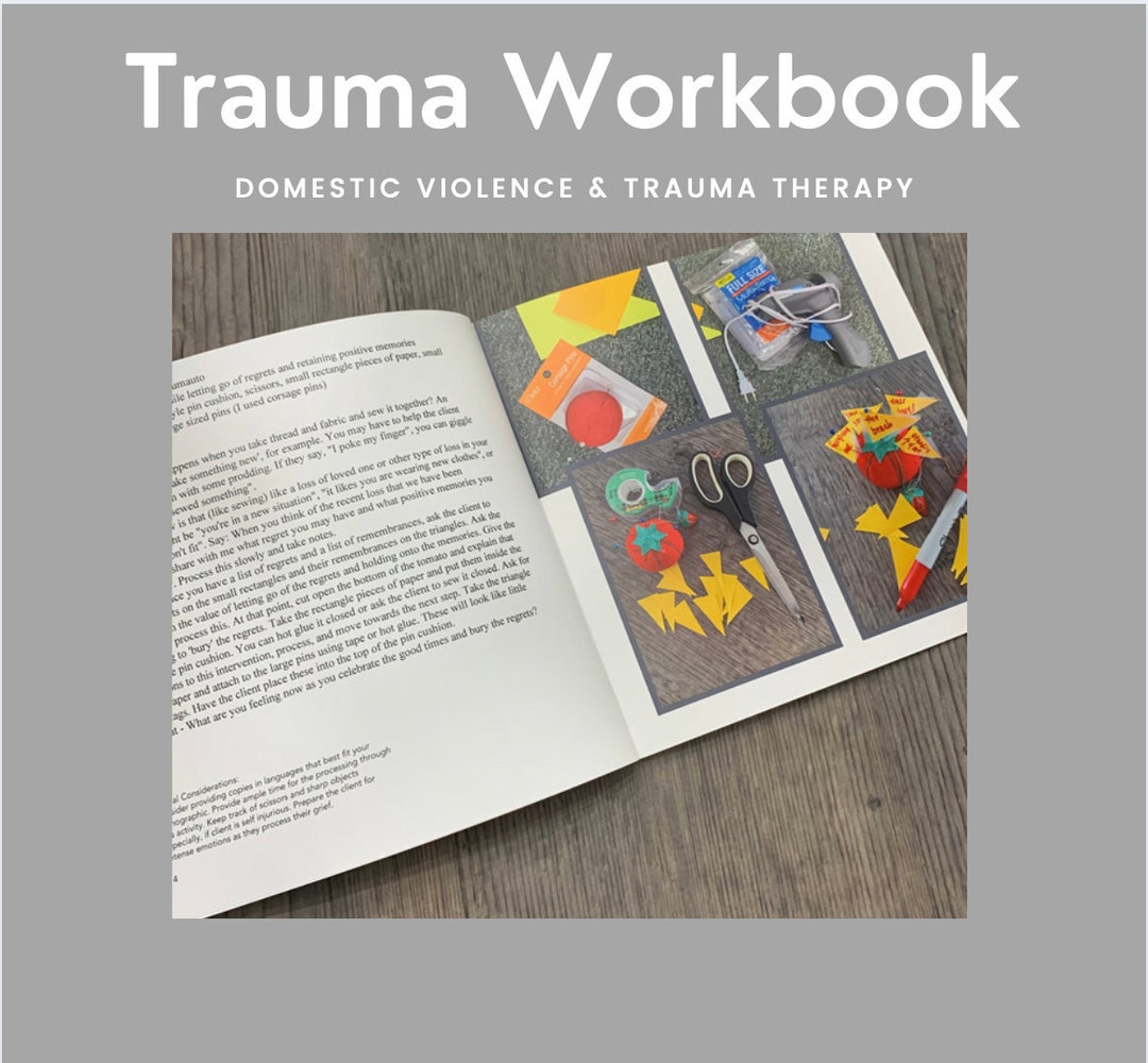 Trauma Therapy Workbook Domestic Violence and Abuse Counseling ...