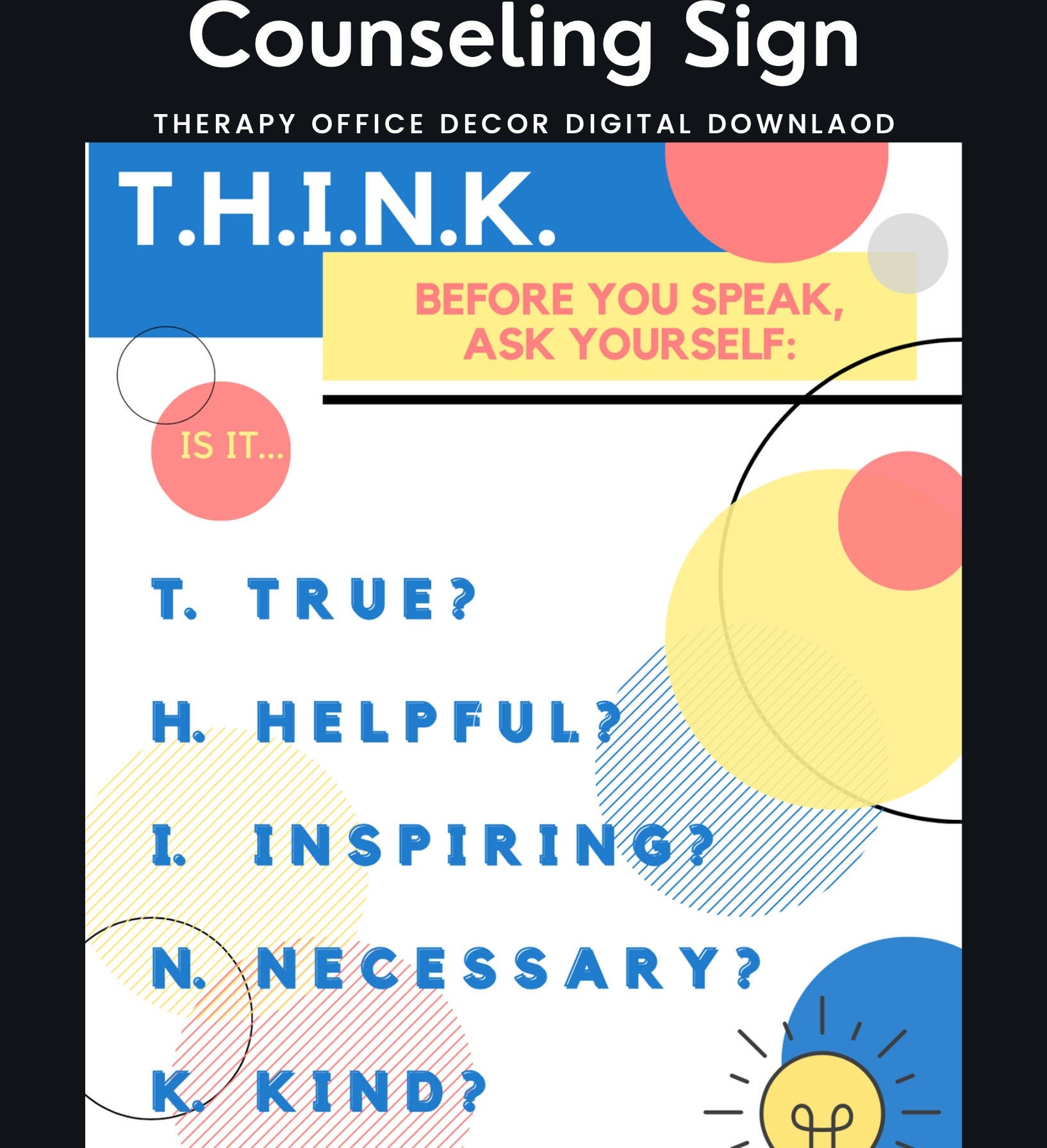 Counseling Sign, Counseling Office Sign, Therapy Office Decor, Therapy ...