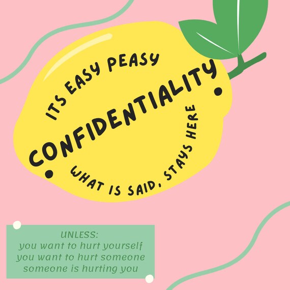 Confidentiality Sign Therapy Office Therapy Sign Therapy - Etsy