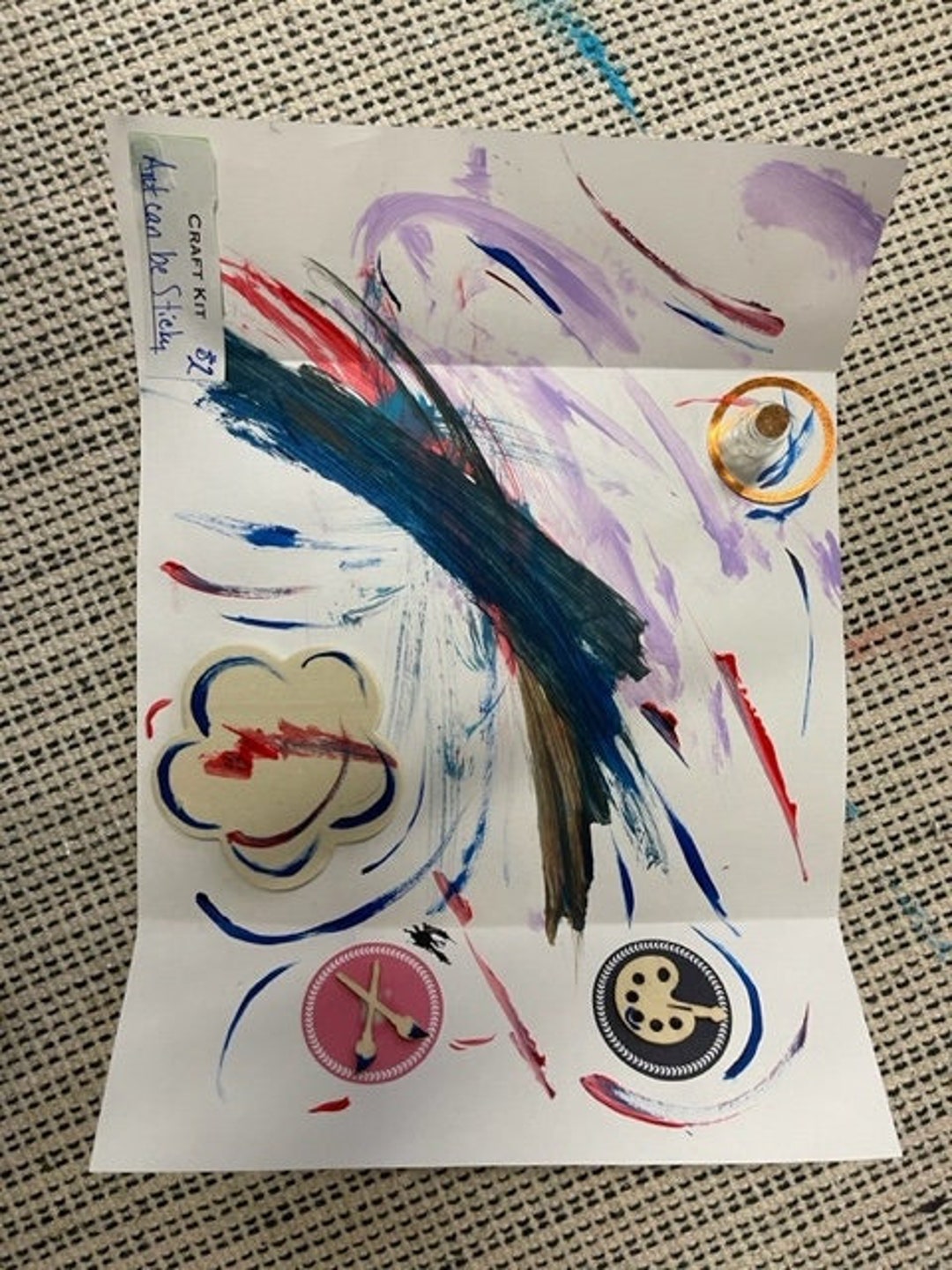 Art Can Be Sticky Craft Kit Craft Kit Craft Supplies - Etsy