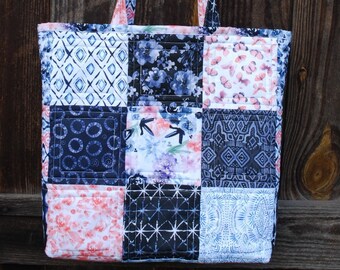 Patchwork tote bag | Etsy