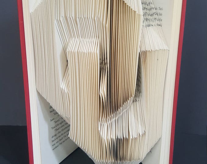 Origami/folded Book Art University of Oklahoma - Etsy