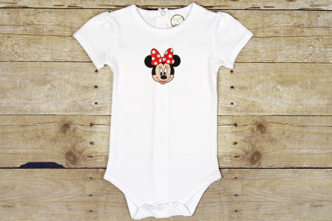 Minnie Mouse Bodysuit Custom Disney Bodysuit Disney Outfit - Etsy