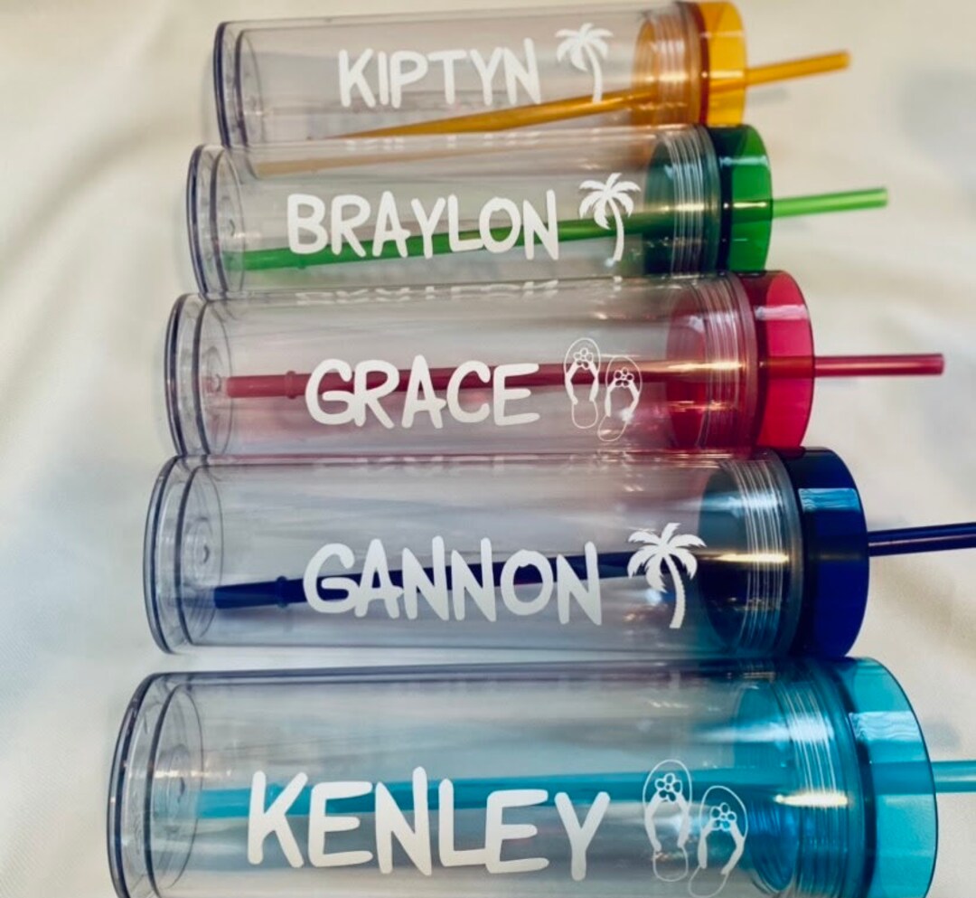 Personalized Party Tumblers, Birthday Name Cups - Etsy