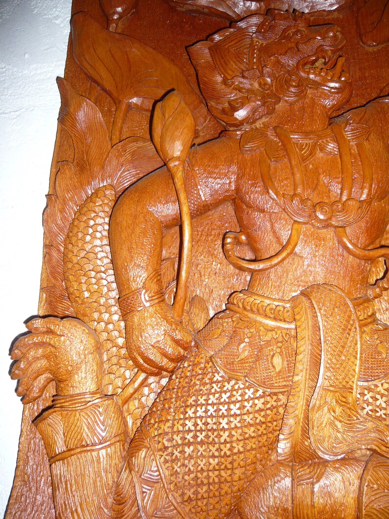 Crafted Teak Majchanu thai Handicraft - Etsy