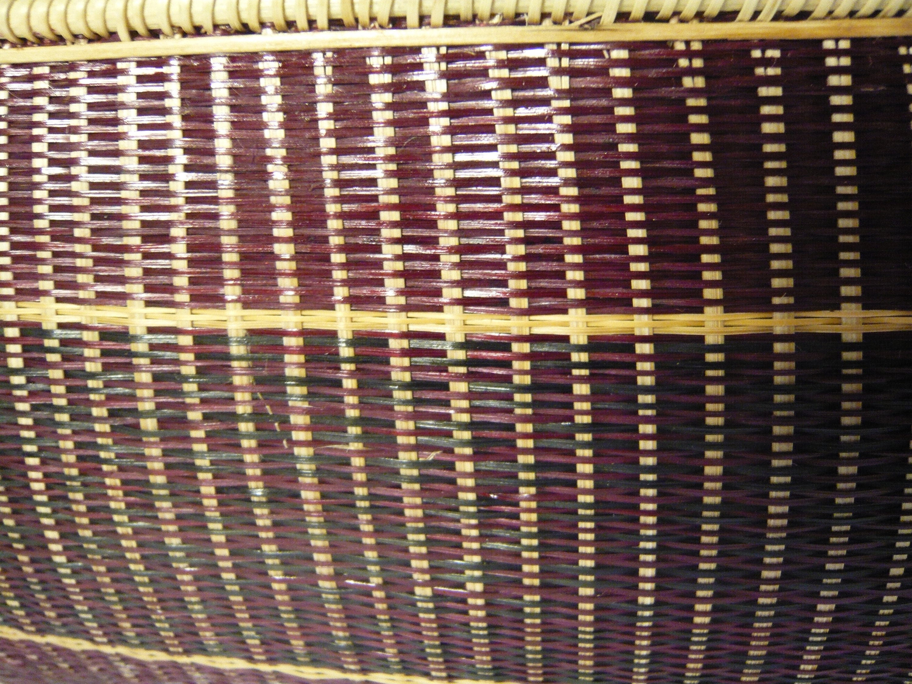 Thai Design Red Bamboo Bag - Etsy