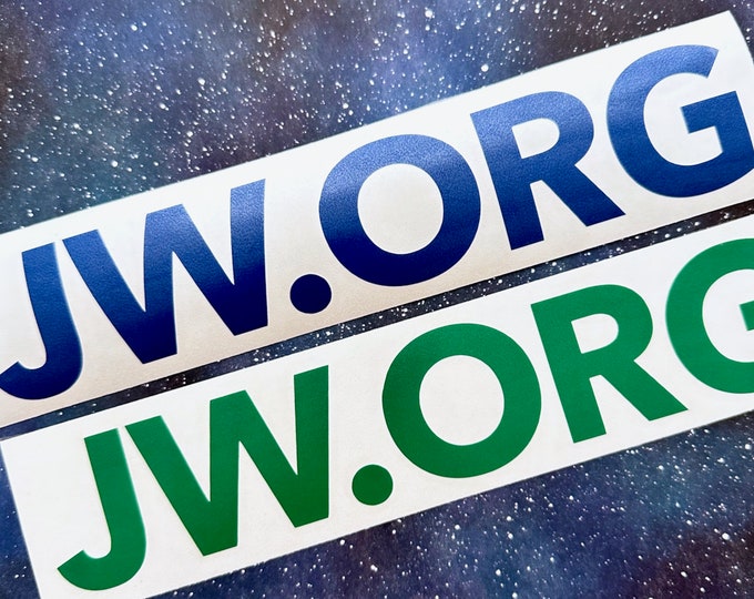 Jw Org Decal - Etsy