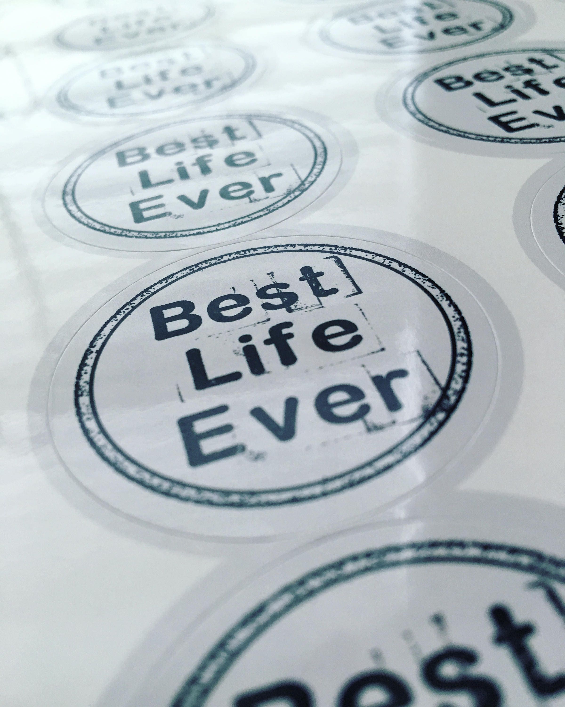 Best Life Ever Stickers pack of 24 - Etsy