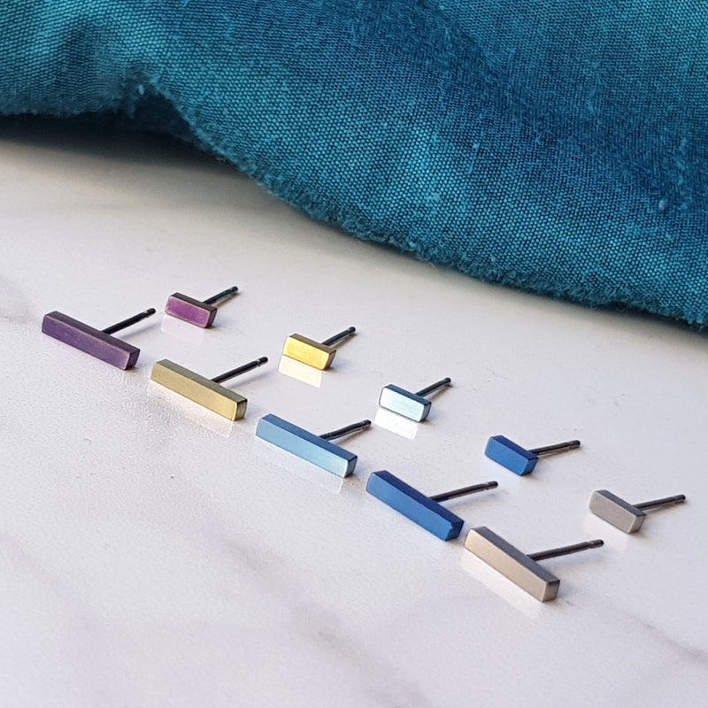 Grey Flatback Earrings - Etsy UK
