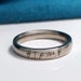 Titanium Ring Your Handwriting - Personalised Written Text Laser ...