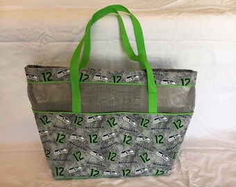 Seattle Seahawks perler bead art. Finished | Etsy