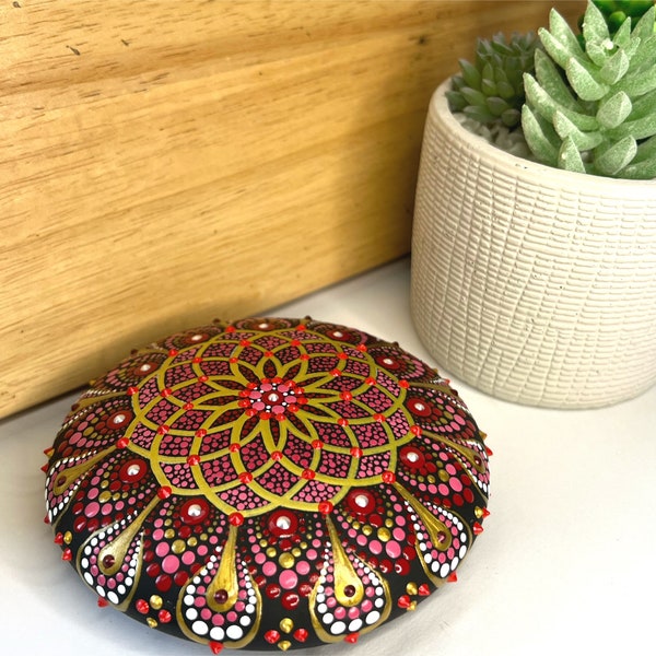 Mandala Stone - Etsy