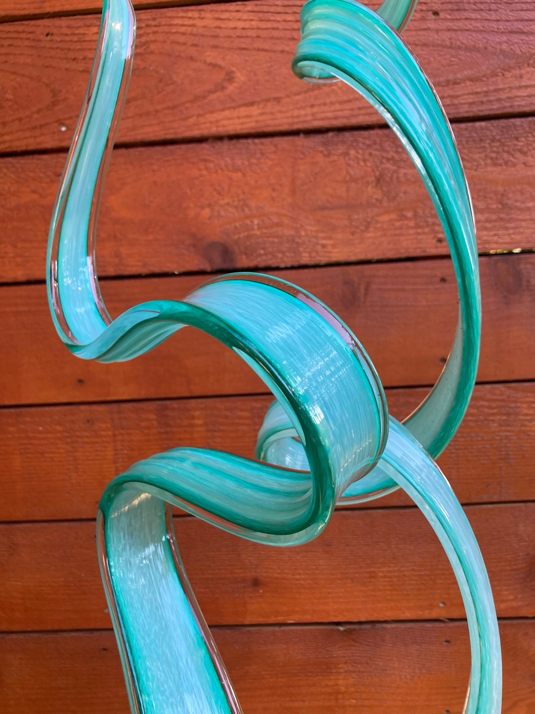 Hand Made Pair of Ruby Garden Leaves Art Sculpture. - Etsy