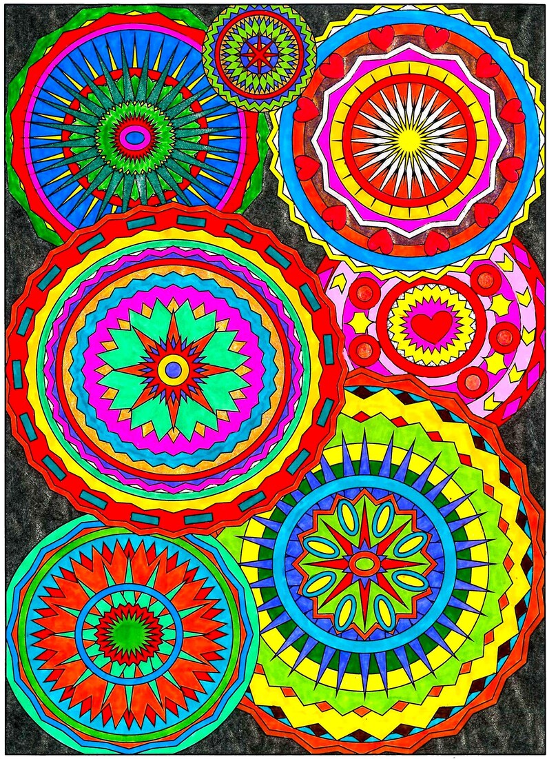 New Balance: Mindful Coloring, Adult Coloring Book Instant Download,fun ...