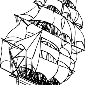 Boats and Ships Coloring Book,kids Activity Book Instant Download ...