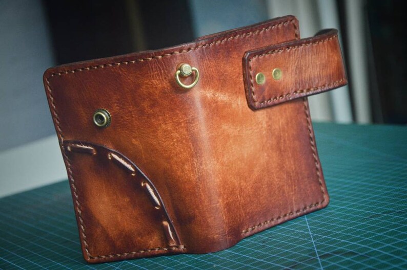 Long Wallet Leather Wallet Biker Wallet Handcraft Wallet - Etsy