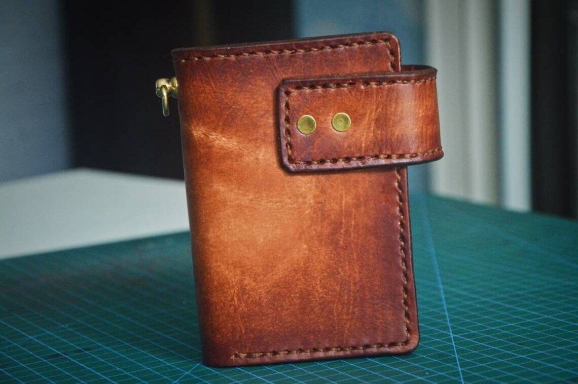 Long Wallet Leather Wallet Biker Wallet Handcraft Wallet - Etsy