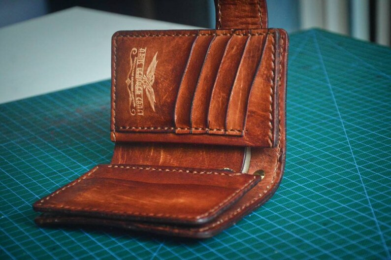 Long Wallet Leather Wallet Biker Wallet Handcraft Wallet - Etsy