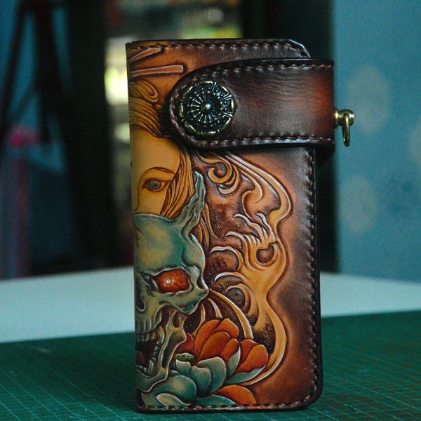 Biker Wallet Pattern - Etsy