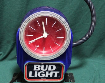 Lighted Bar Clock - Etsy