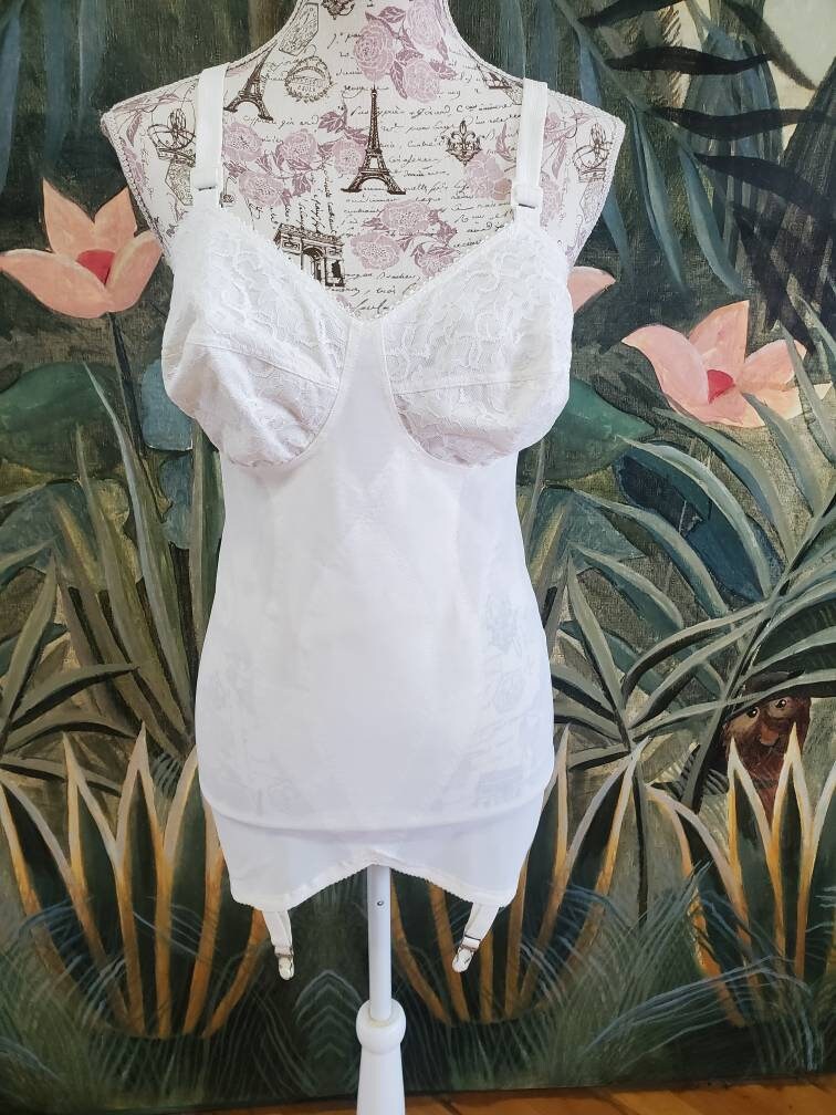 Vintage Montgomery Ward Full Body Shaper 4 Garters Size 42 B - Etsy