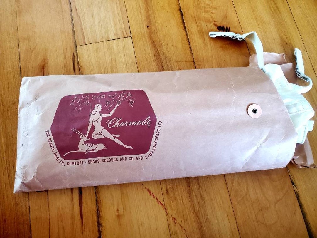 Vintage Charmode Skirt Girdle Sz 30 in Original Charmode Paper Package ...