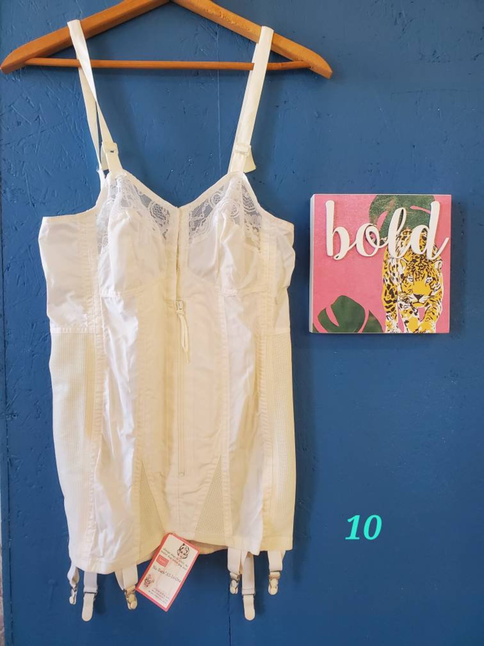 Vintage Full Body Girdle Nu-back All in One Shapewear Dead Stock With ...