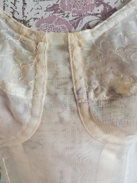 Vintage full body girdle corselet charmode sears - Gem