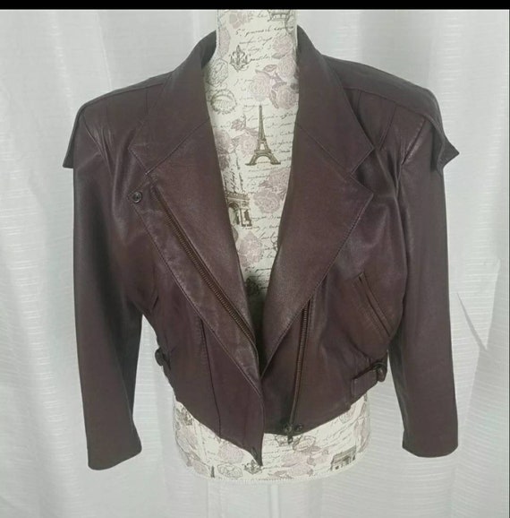 Vintage womens bomber jacket 80s 90s style size 11/12 - Gem