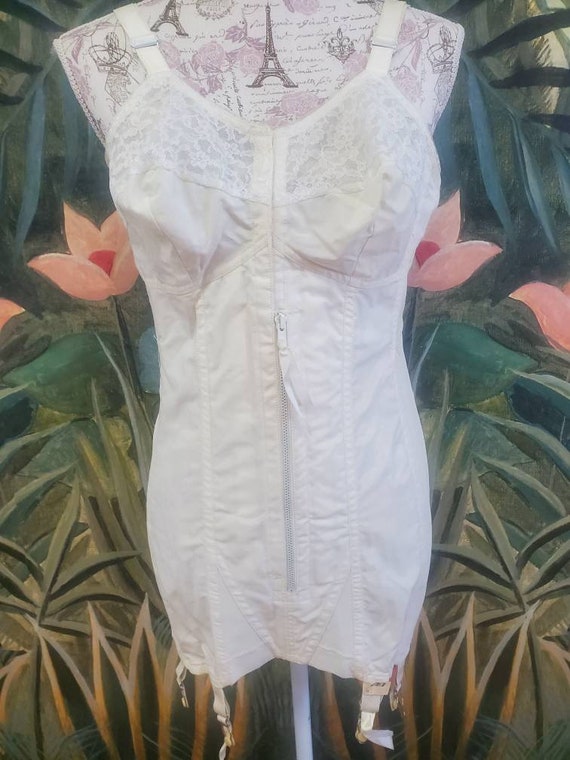 Vintage full body girdle nu-back all in one shapewear… - Gem