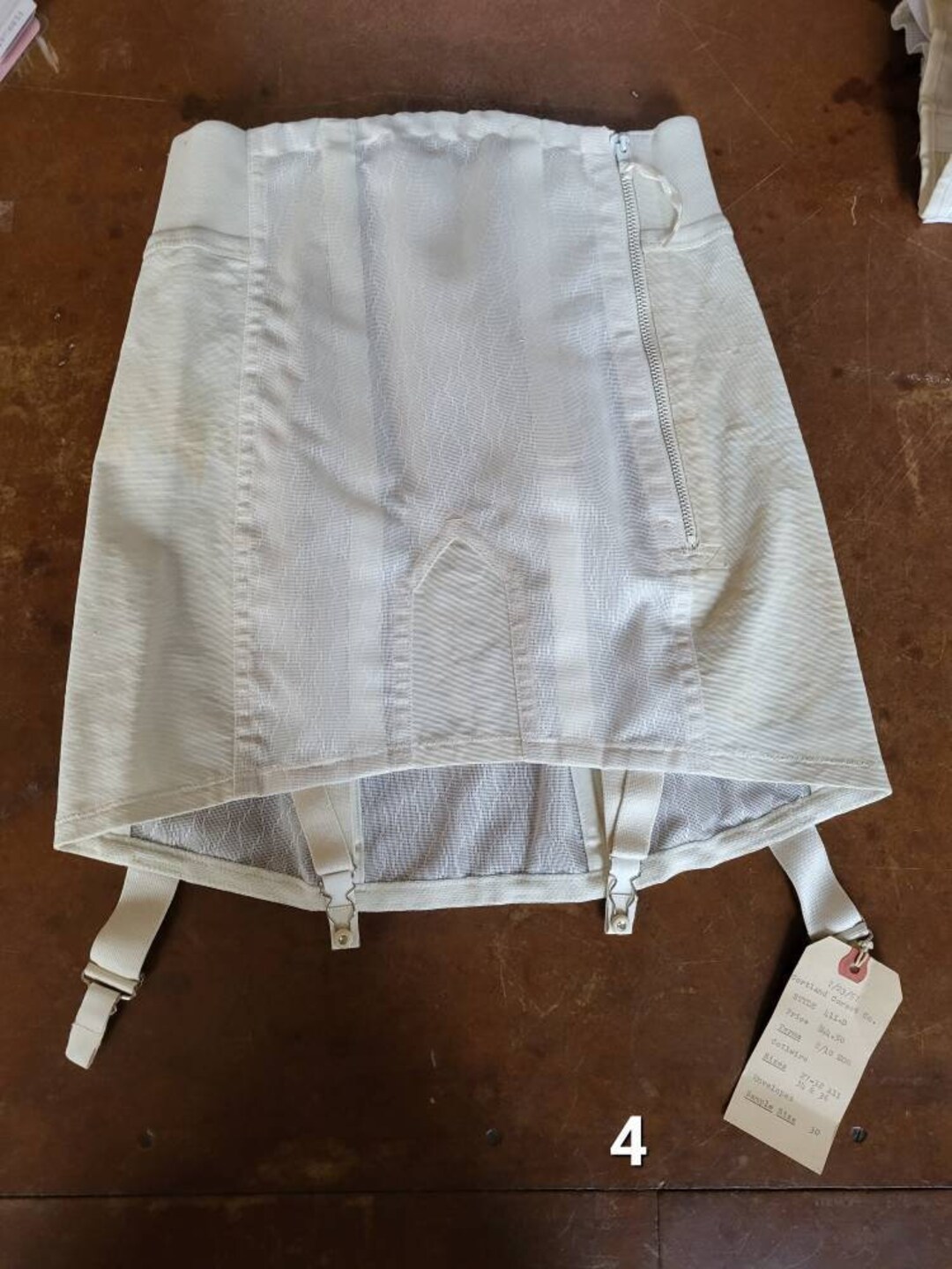 Vintage 50s Girdle Open Bottom Corset Sz 30 Deadstock - Etsy