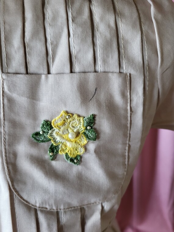 Vintage 1950s dress union label - Gem