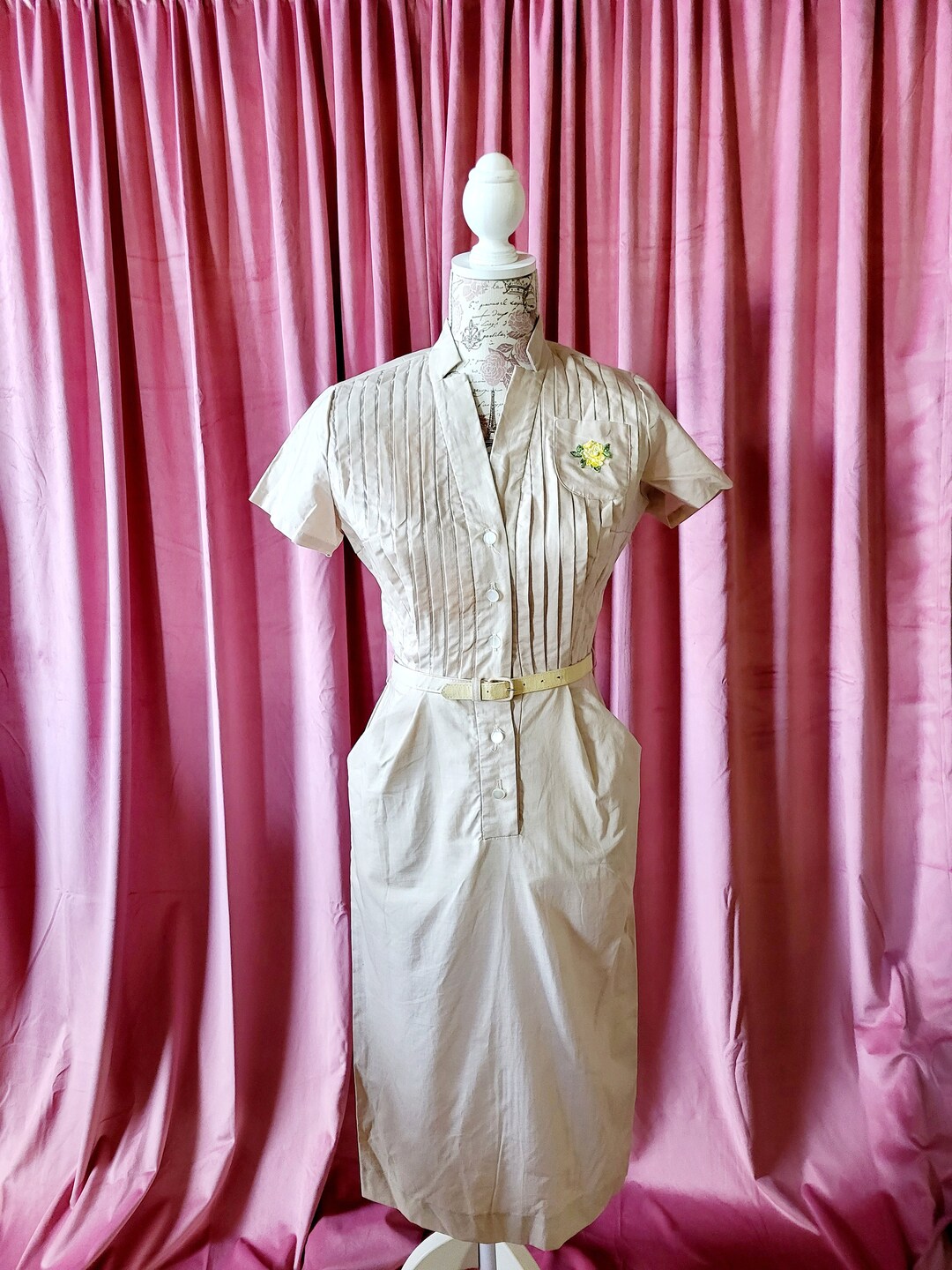 Vintage 1950s Dress Union Label - Etsy