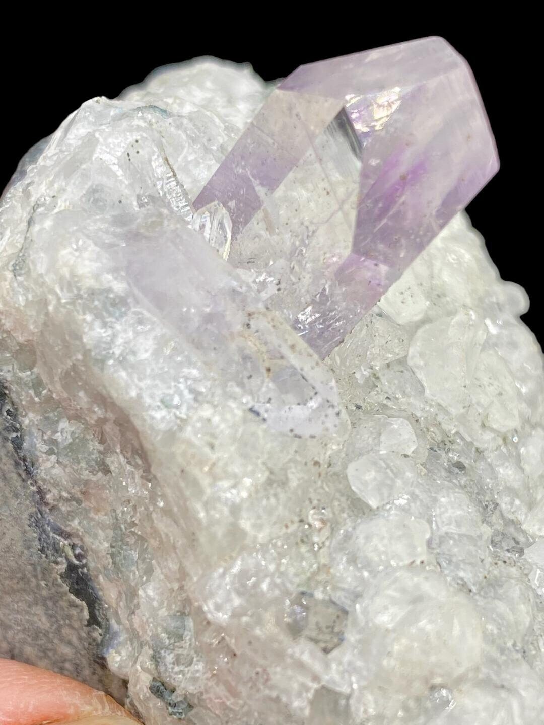 BRANDBERG Phantom Amethyst Quartz W Mine Basalt - Etsy