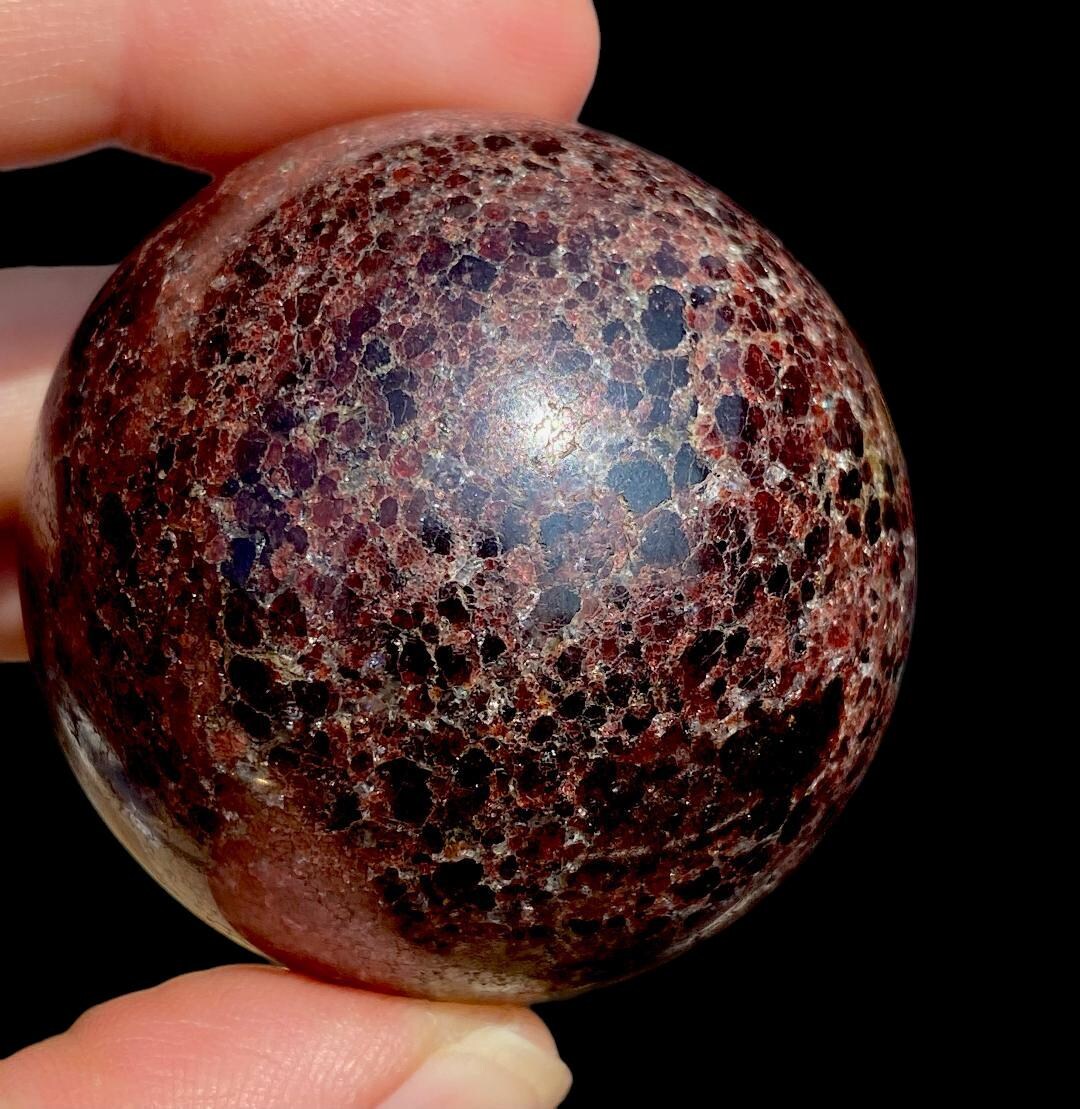 Sparky DRAGON SKIN GARNET in Quartz - Etsy