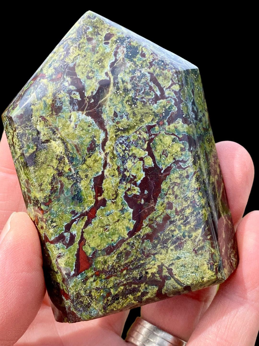 Blue DRAGONS BLOOD TOWER Epidote & Piedmontite - Etsy