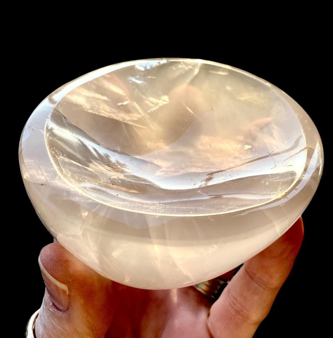 RAINBOW Prism Pearl QUARTZ Bowl - Ap3 - Etsy