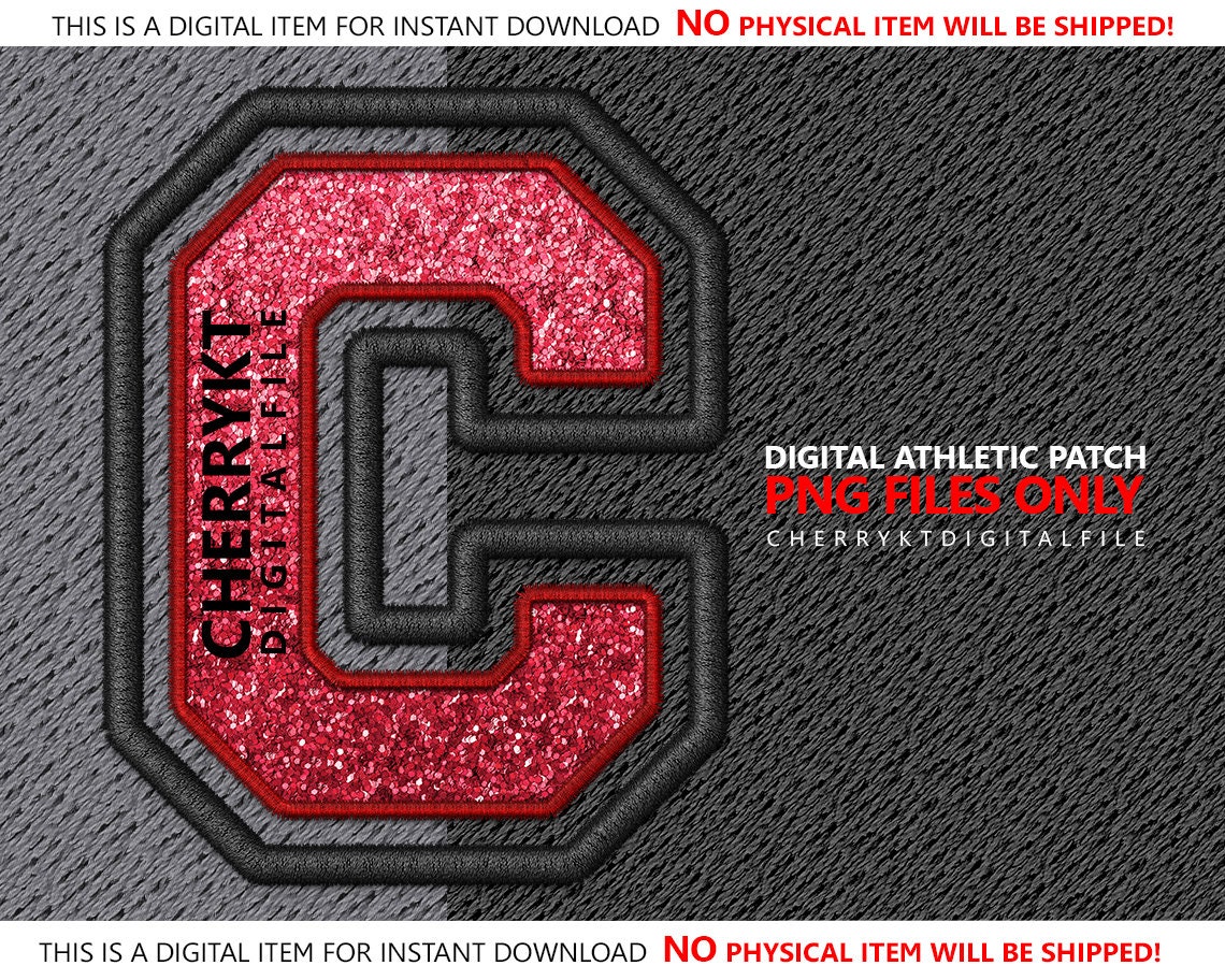 Athletic Patch Alphabet PNG, Canva Frame Template (digital Download) - Etsy