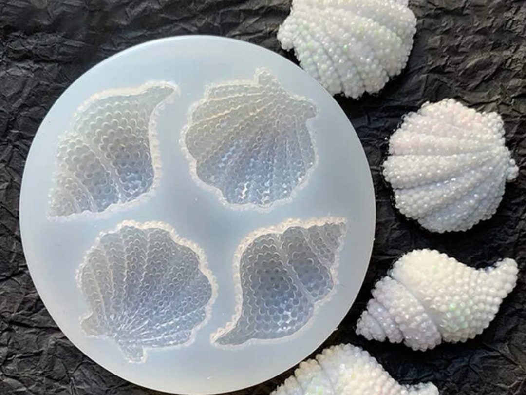 Clear Matte Textured Seashell Silicone Mold / UV Resin Shell - Etsy