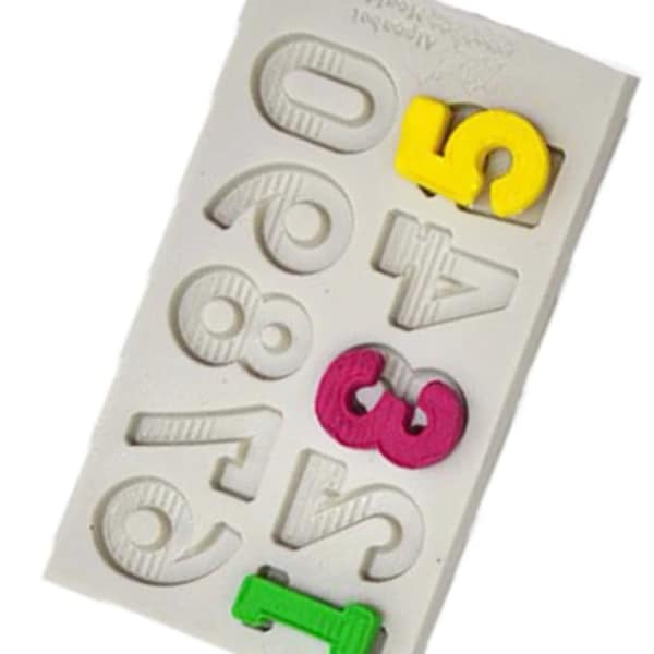 Number Silicone Mold - Etsy