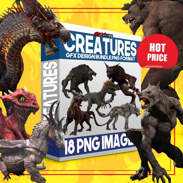 Fantasy Creatures Photoshop Overlays - Etsy