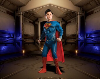 Digital Superhero Cosplay Backdrop 9 Photoshop Backdrop | Etsy