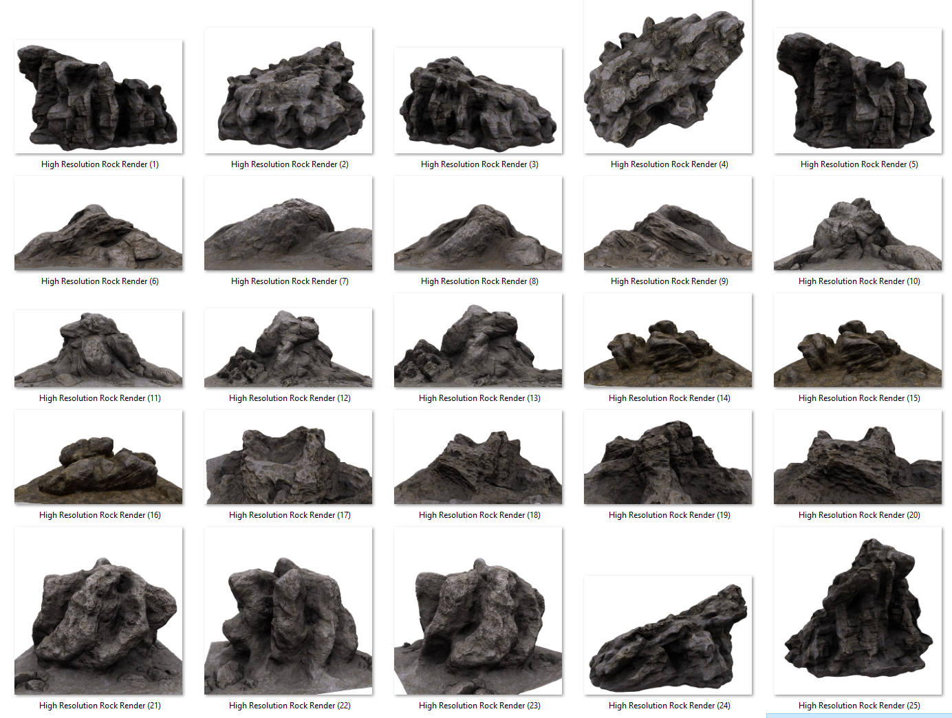 Rocks Rock Overlay Boulder Gravel Photo Overlay Photo | Etsy