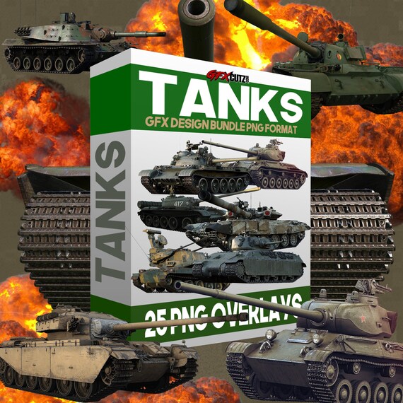 Tanks Photoshop Overlay Bundle in PNG Format tank Overlay | Etsy